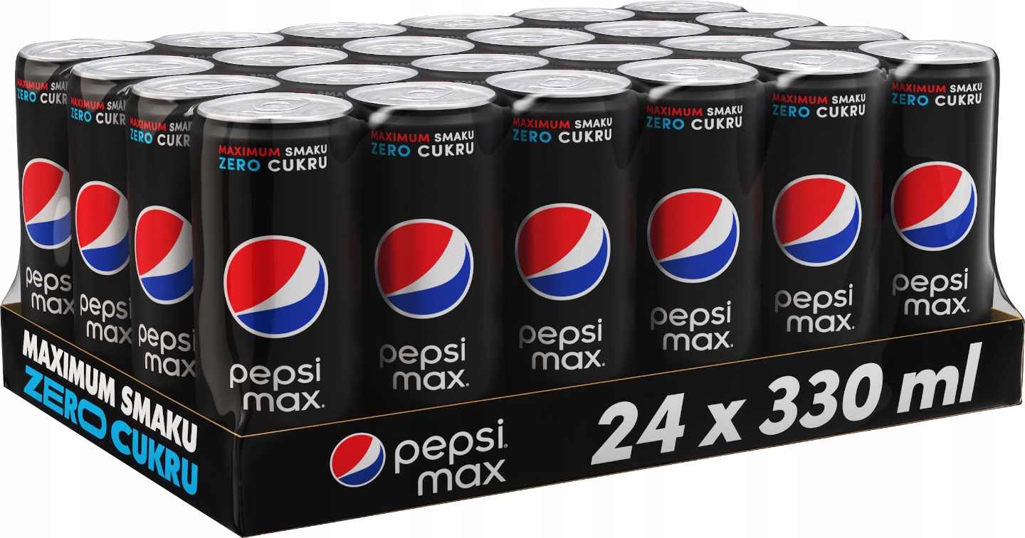 NAPÓJ PEPSI MAX ZERO PUSZKA 24x 0,33L (5900497030229) • Cena, Opinie ...