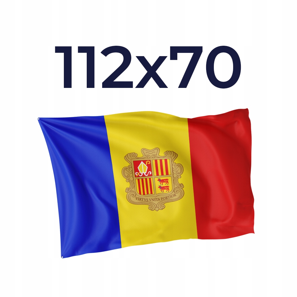 Flaga Andory 112x70cm Andora PREMIUM / SUPER MOCNA - PRODUCENT • Cena ...