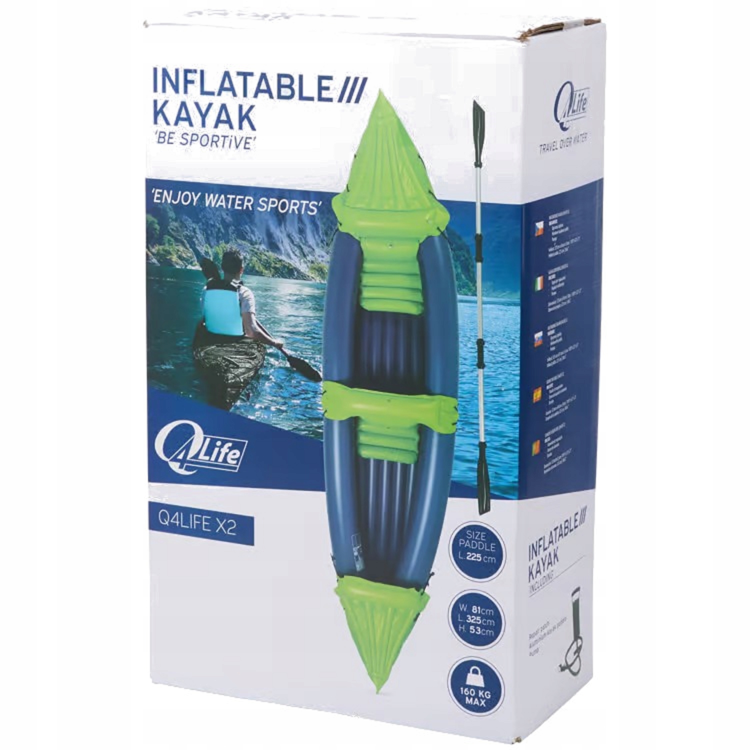 Kajak Q4Life 8ey-000035 325 cm 2 miejsc - 8719407109095 - 15321257793 - Allegro