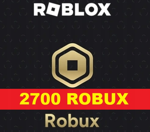 ROBLOX 2700 ROBUX 2.7K ROBUXY GAMEPASS GP 2.700 RB za 604.00CZK - Allegro