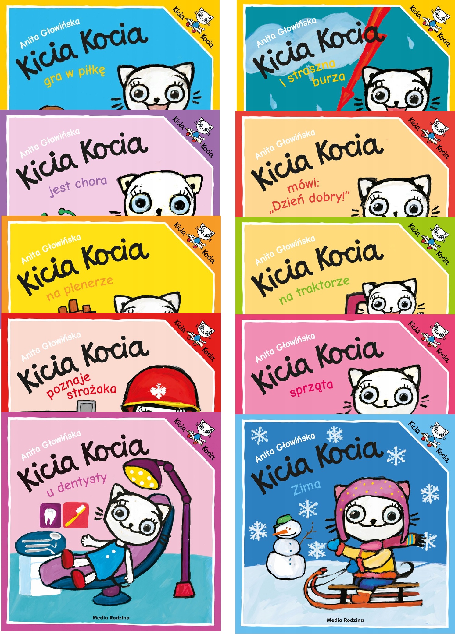 KICIA KOCIA ZESTAW 10 KOLOROWYCH KSIĄŻECZEK 10-PAK (12745816395 ... KICIA KOCIA ZESTAW 10 KOLOROWYCH KSIĄŻECZEK 10-PAK (12745816395 ...