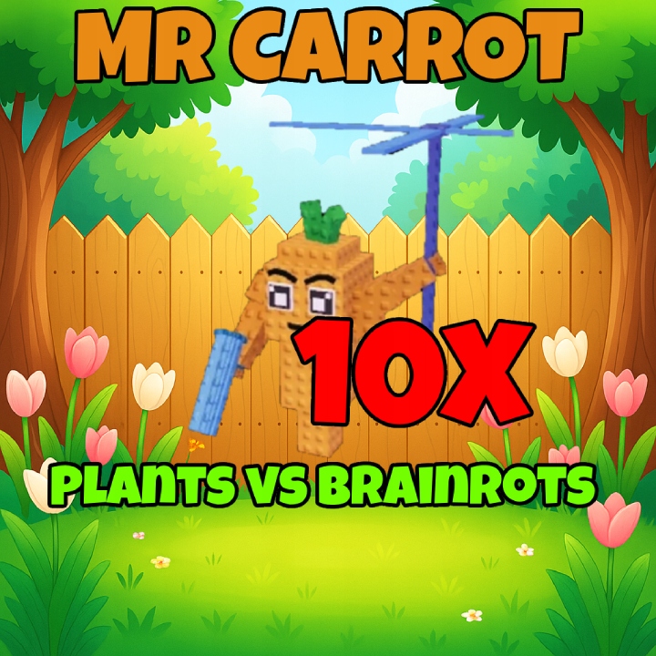 10 Mr Carrot w Plants vs Brainrots - Stan: Produkt cyfrowy 6.00PLN ...