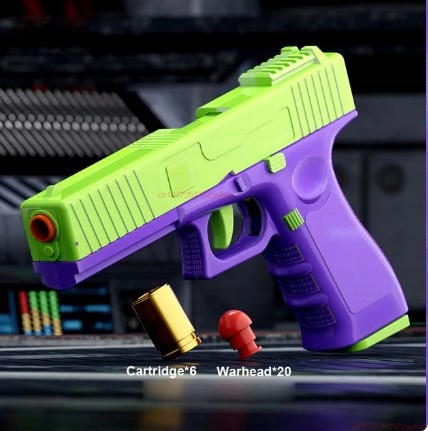 TIKTOK FIDGET TOY PISTOLET GLOCK-20 REPLIKA REALISTYCZNY stress shot ...