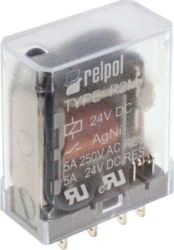 R2Mp/12V Przekaźnik RELPOL cewka 12V, 5A - Sklep, Opinie, Cena w Allegro