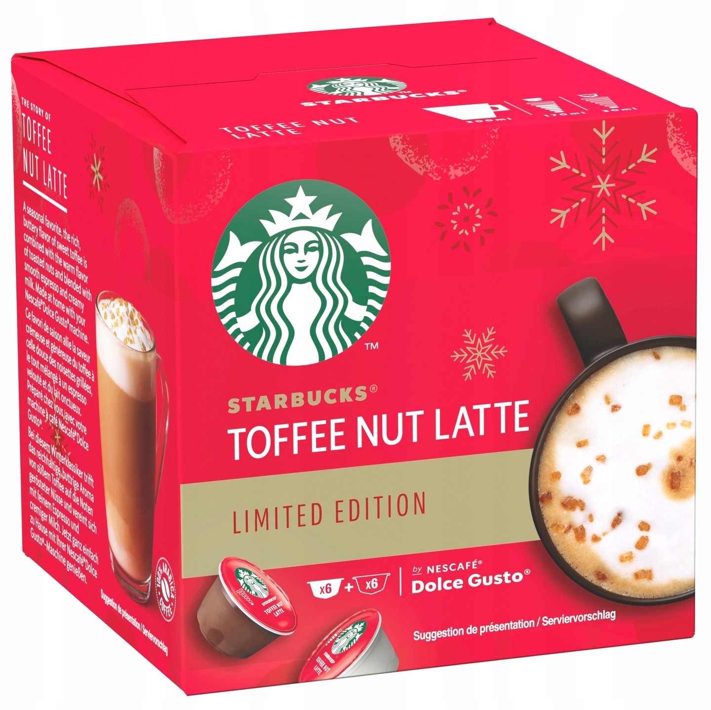Kapsuly Dolce Gusto STARBUCKS Toffee Nut Latte 12ks - Allegro