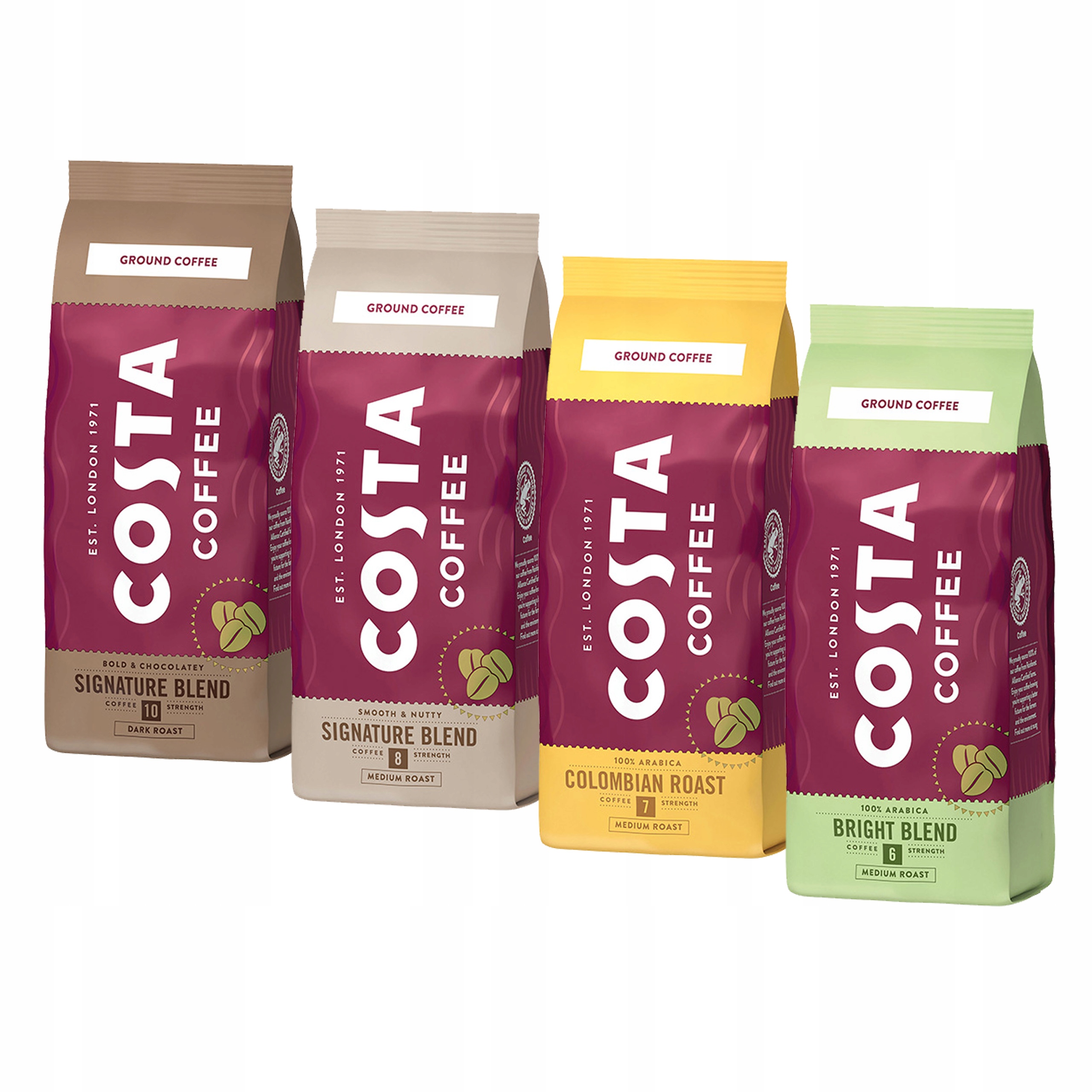 Kawa Costa Coffee Mielona Zestaw 4 x 200g | Katowice | Ogłoszenie na ...