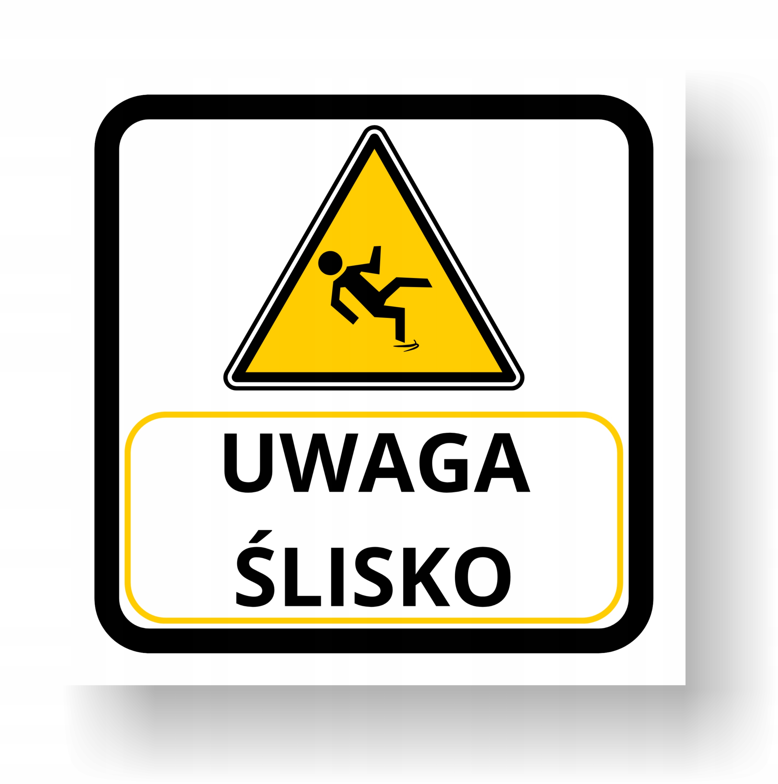 Tabliczka Uwaga Slisko - Niska cena na Allegro.pl