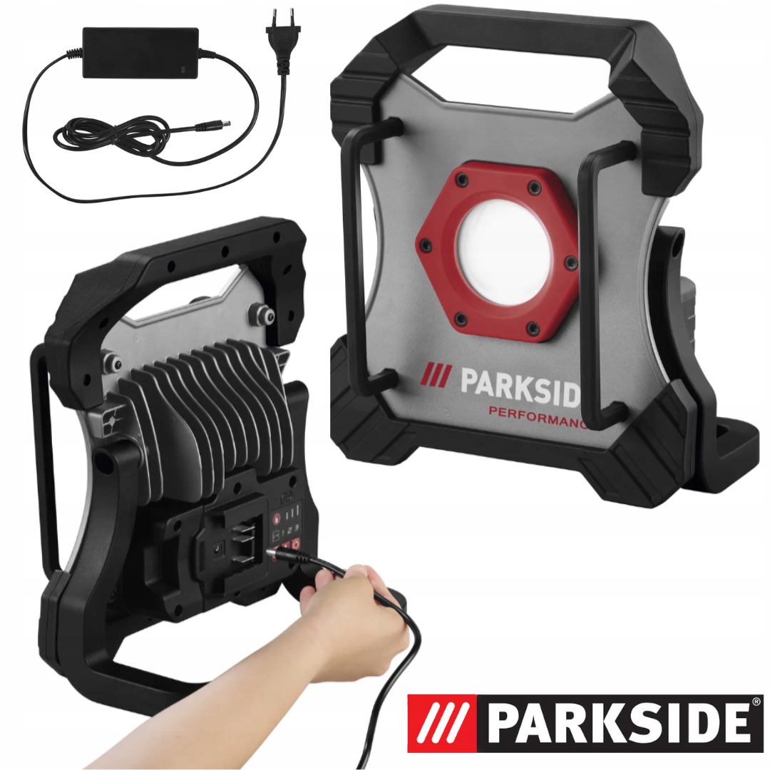 PARKSIDE PERFORMANCE Akumulatorowy reflektor Halogen LED 20 V PPBSTA 20 ...