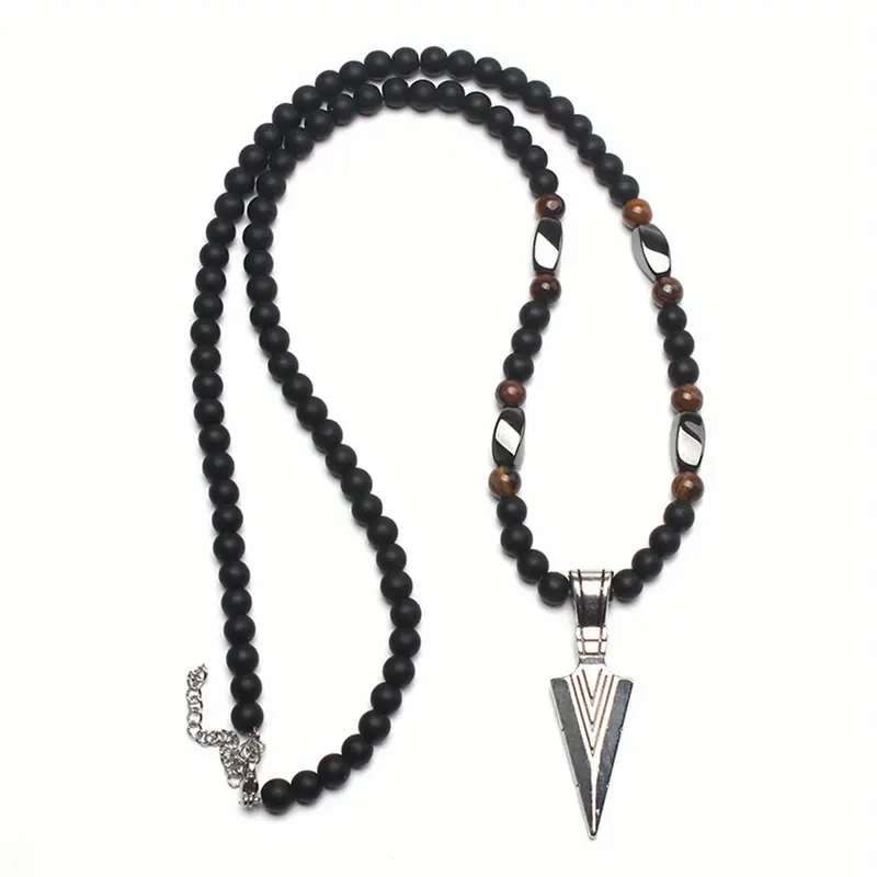 Hematyt - Naszyjnik Męski - Łańcuszki, naszyjniki męskie - Największy ...