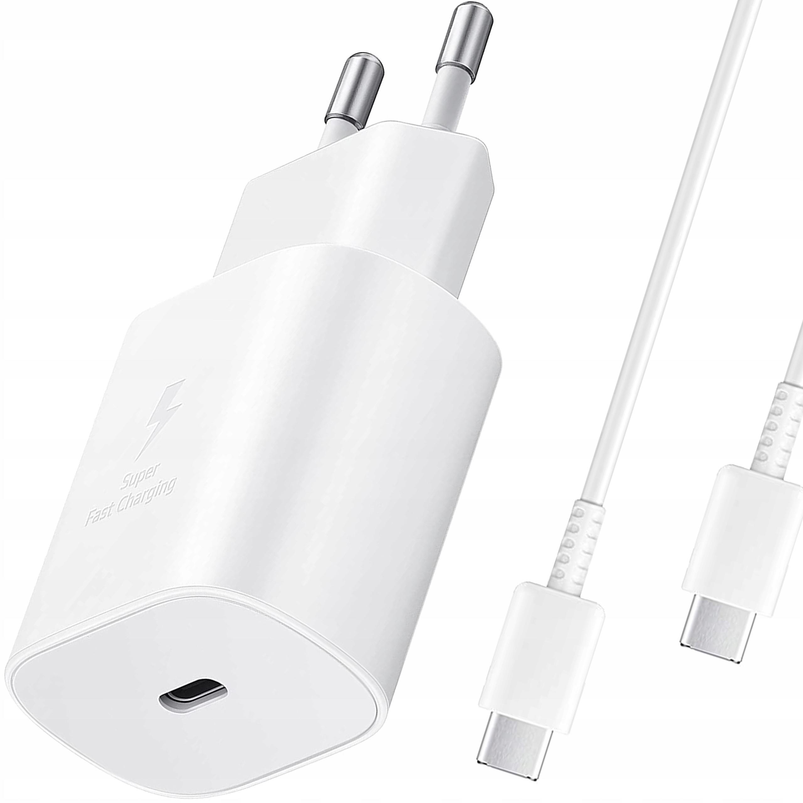 ORYGINALNA SZYBKA Ładowarka SAMSUNG Super Fast 25W USB-C + KABEL USB ... ORYGINALNA SZYBKA Ładowarka SAMSUNG Super Fast 25W USB-C + KABEL USB ...