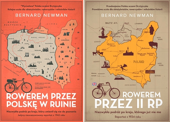 Rowerem przez II RP Bernard Newman (13866010300) | Książka Allegro