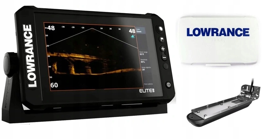 ECHOSONDA LOWRANCE ELITE FS 9 + PRZETWORNIK - 9420064117086 ...