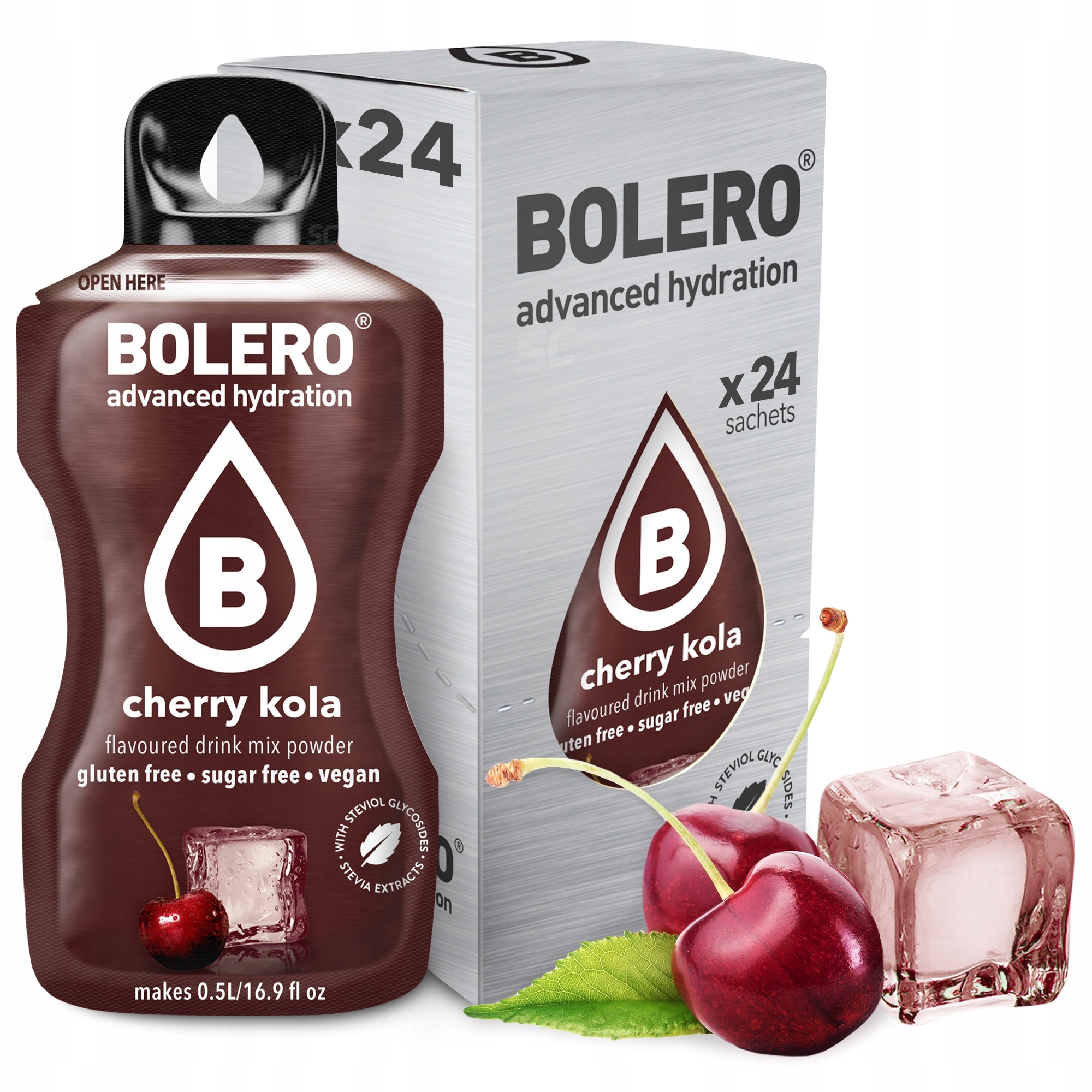 Bolero Sticks 24x3g | Cherry Kola Wiśniowa Cola 13890119364 - Allegro.pl