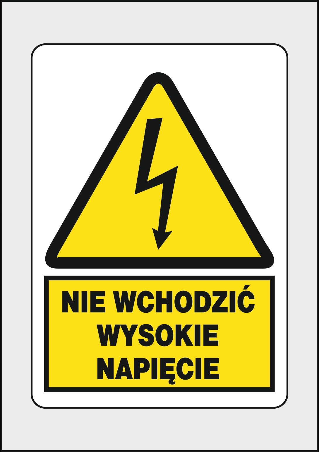 Naklejka NIE WCHODZIĆ WYSOKIE NAPIĘCIE (NO-2066) • Cena, Opinie ... Naklejka NIE WCHODZIĆ WYSOKIE NAPIĘCIE (NO-2066) • Cena, Opinie ...