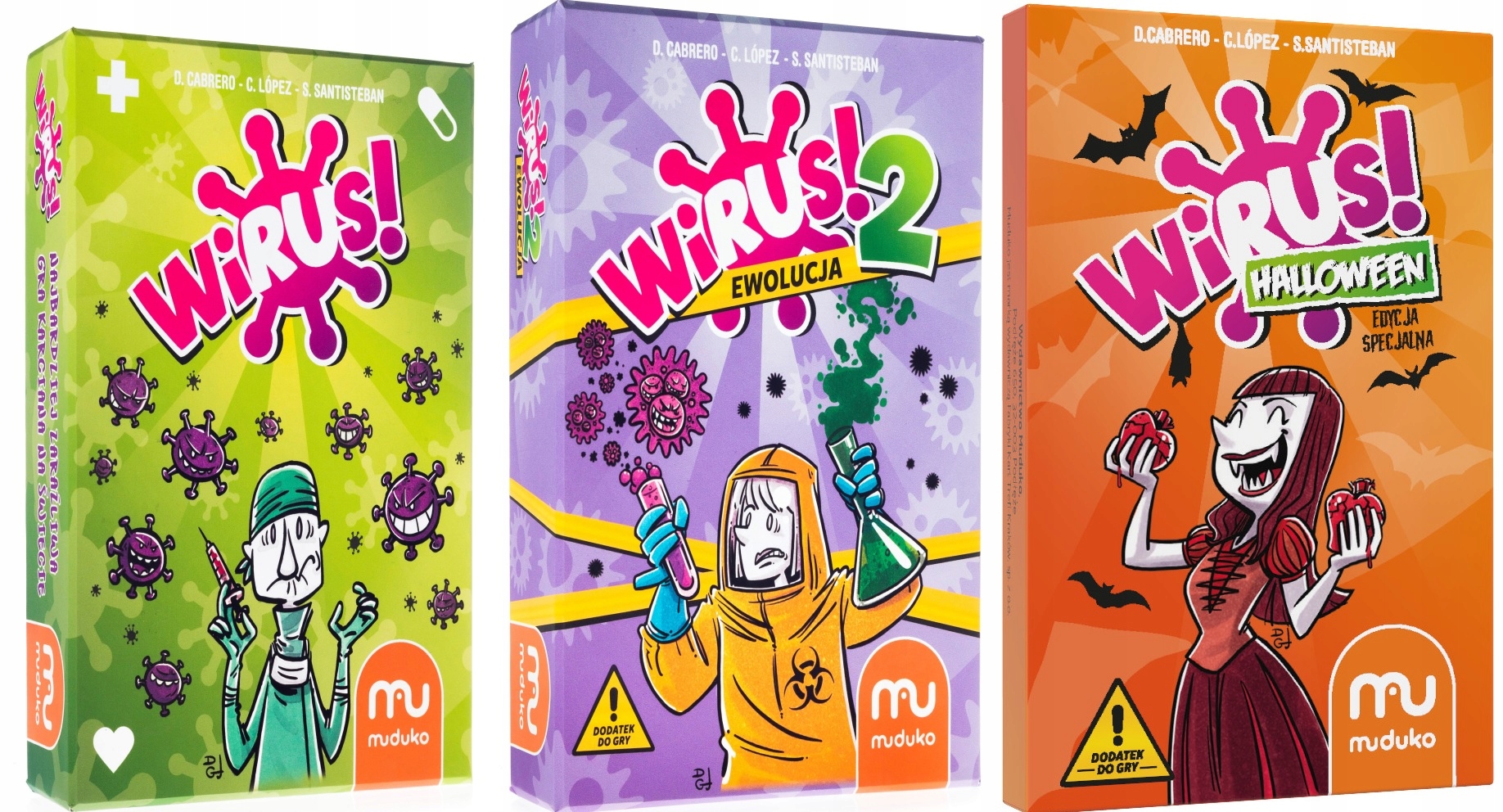 GRA WIRUS + WIRUS 2 + WIRUS HALLOWEEN PAKIET 3w1 - Stan: Nowy 69.90PLN ...