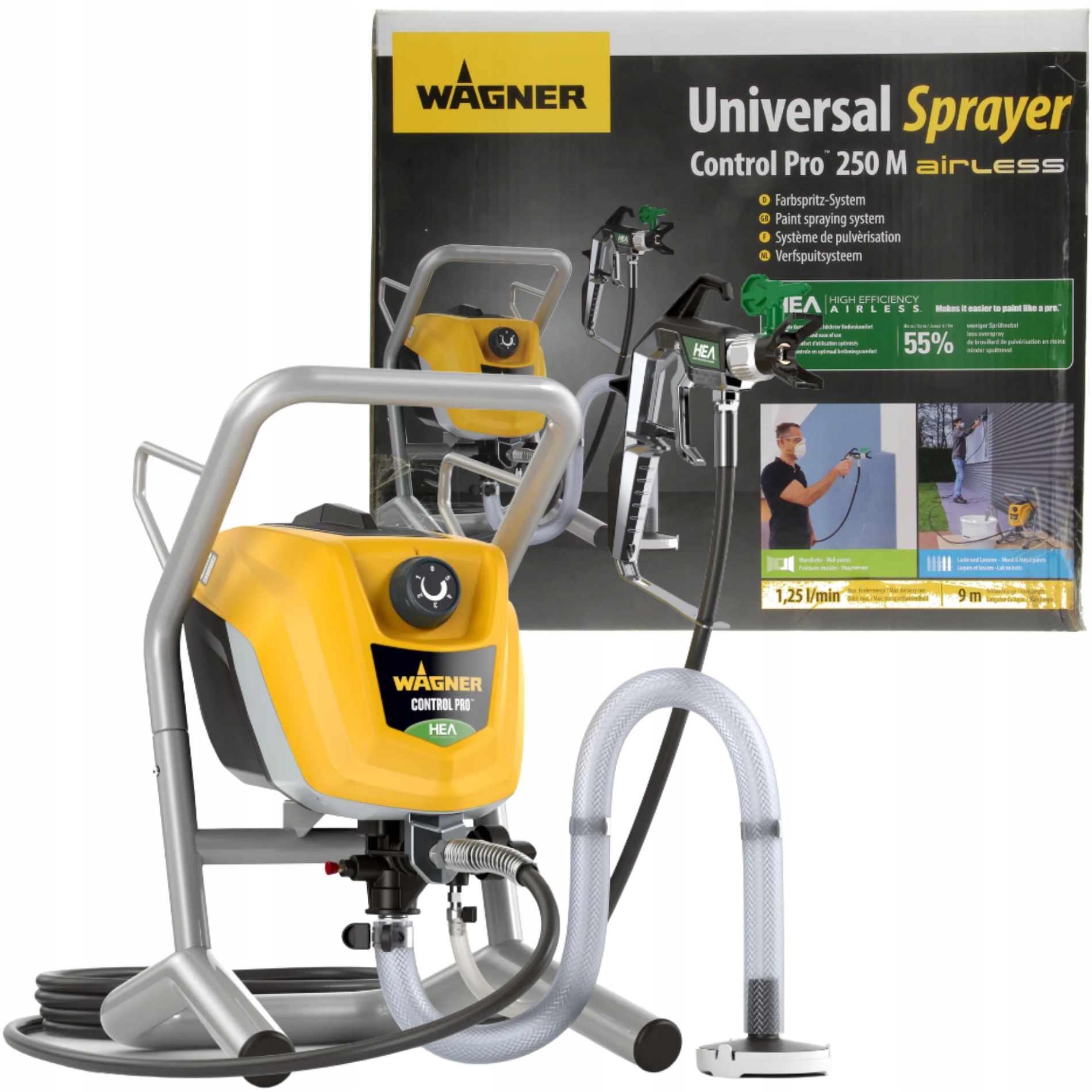 WAGNER CONTROL PRO 250 M AGREGAT MALARSKI PISTOLET NARTYSKOWY (4004025086434) • Cena, Opinie ...