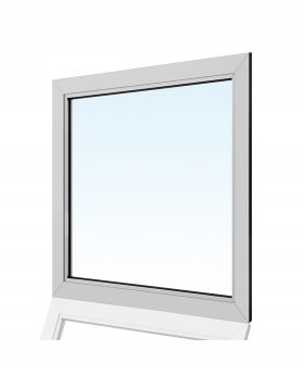 okno pcv FIX 500 x 700 mm / 50 x 70 cm białe 24H • Cena, Opinie • Okna ...