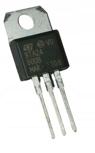TRIAC BTA24-800 25A 800V IGT=50mA TO220, • Ár, Vélemények - Allegro