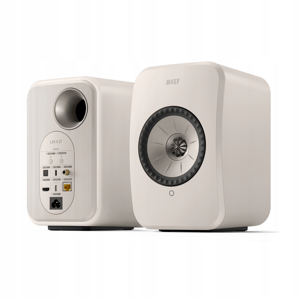 KEF LSX II LT (Biały / Stone White) - para | Bezprzewodowe | Aktywne | HDMI - Sklep, Opinie ...
