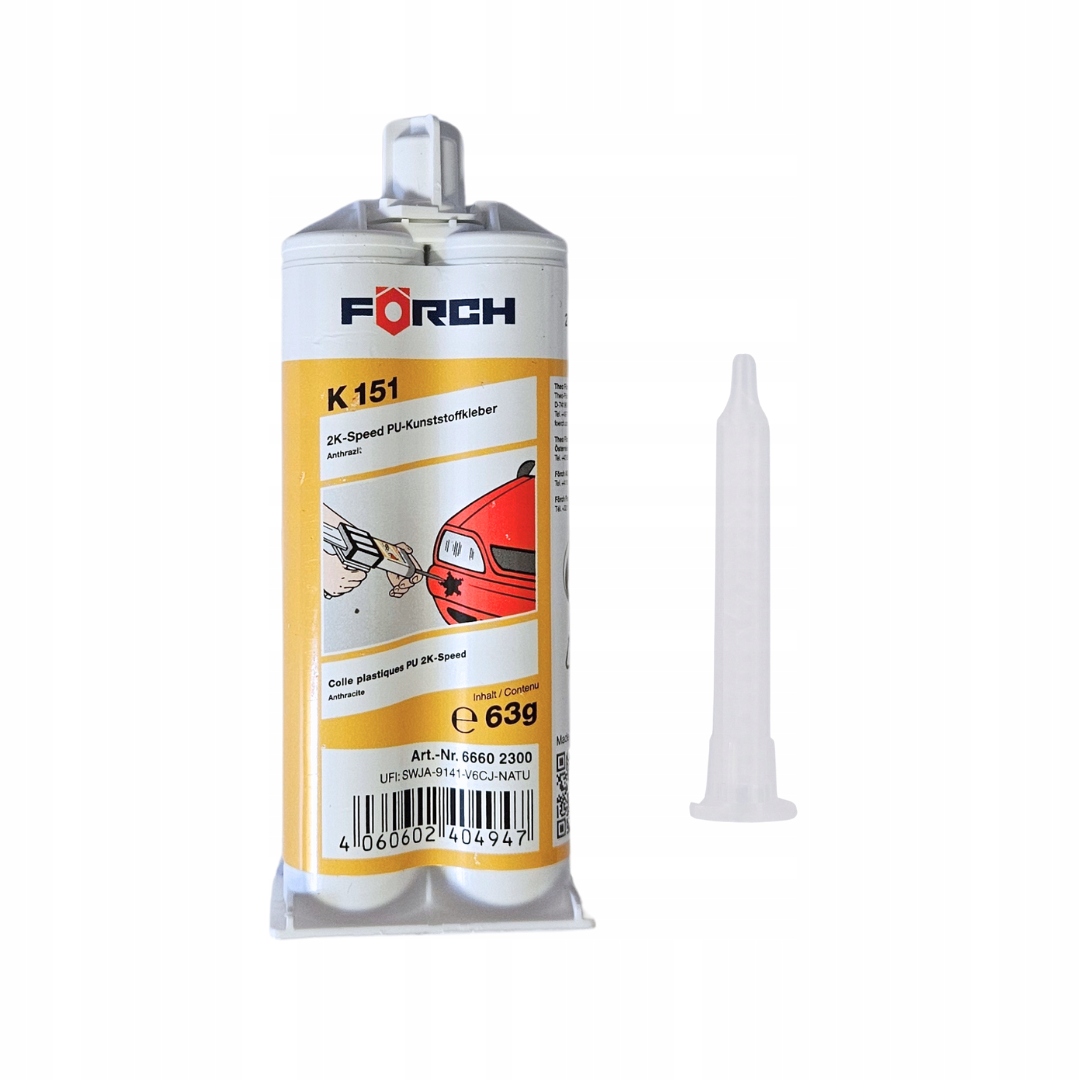 KLEJ DO TWORZYW SZTUCZNYCH K151 FORCH 2K SPEED PU 63G 4060602404947 za 70.87PLN z Włosienica ...