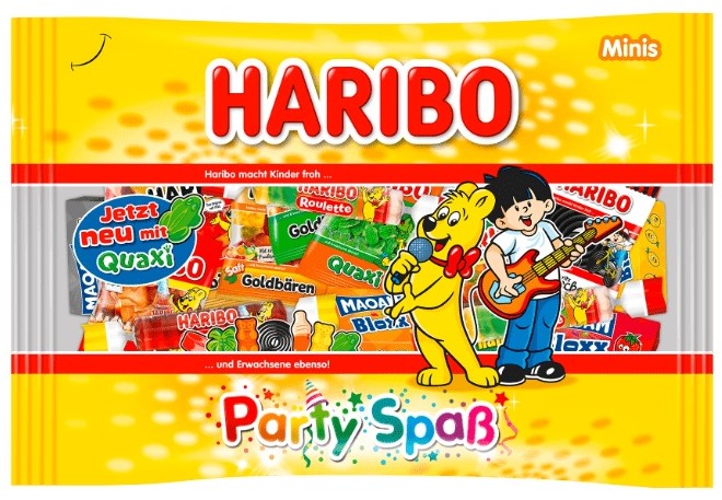 HARIBO PARTY SPASS ŻELKI MINI MIX PACZUSZKI 425g (4001686713310) • Cena ...