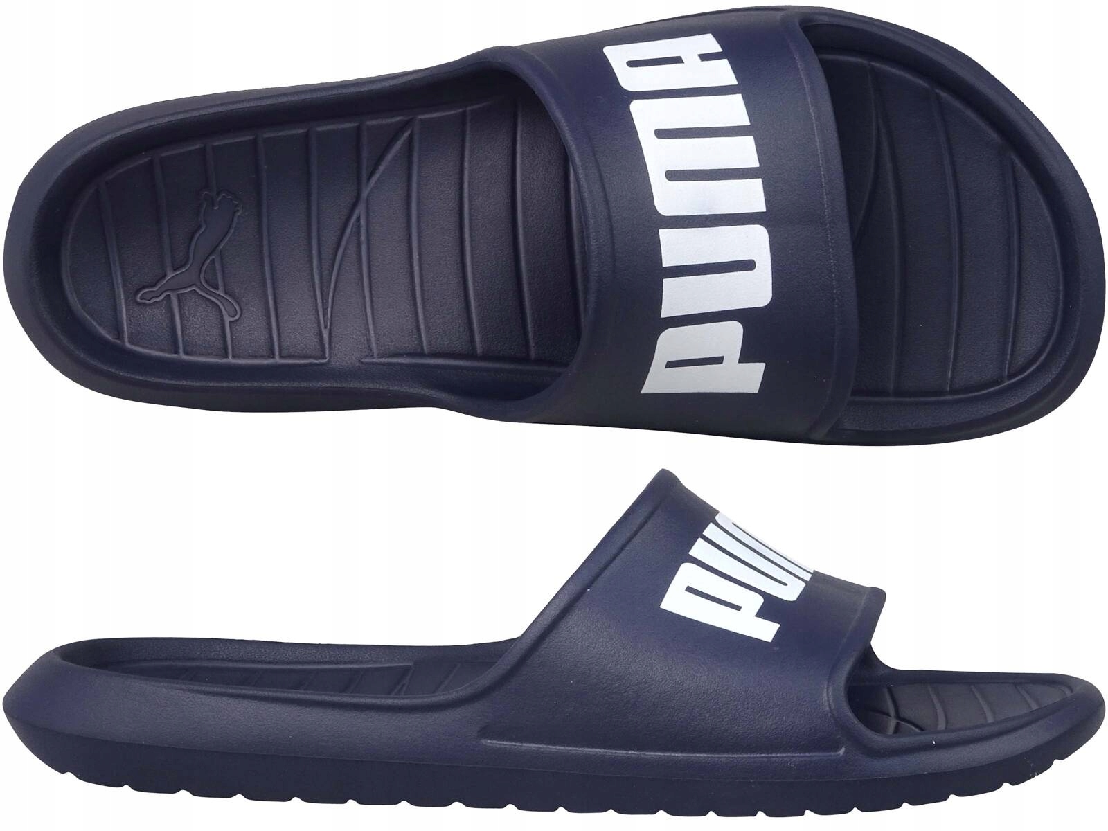 PUMA DIVECAT V2 LITE 374823 02 KLAPKI PLAŻOWE BASENOWE GRANATOWE ...