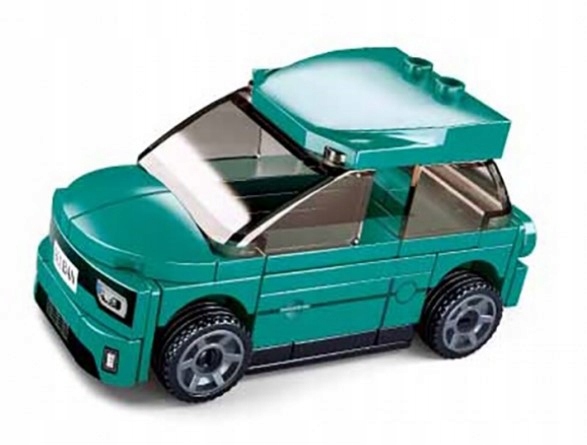 KLOCKI SLUBAN MINI POJAZD AUTO ZIELONE Z NAPĘDEM (5903839811159) • Cena ...