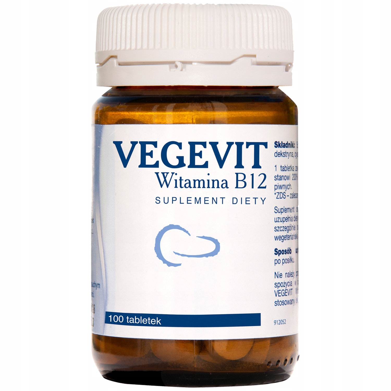 VEGEVIT Witamina B12, 100 tabletek 10166841054 - Allegro.pl
