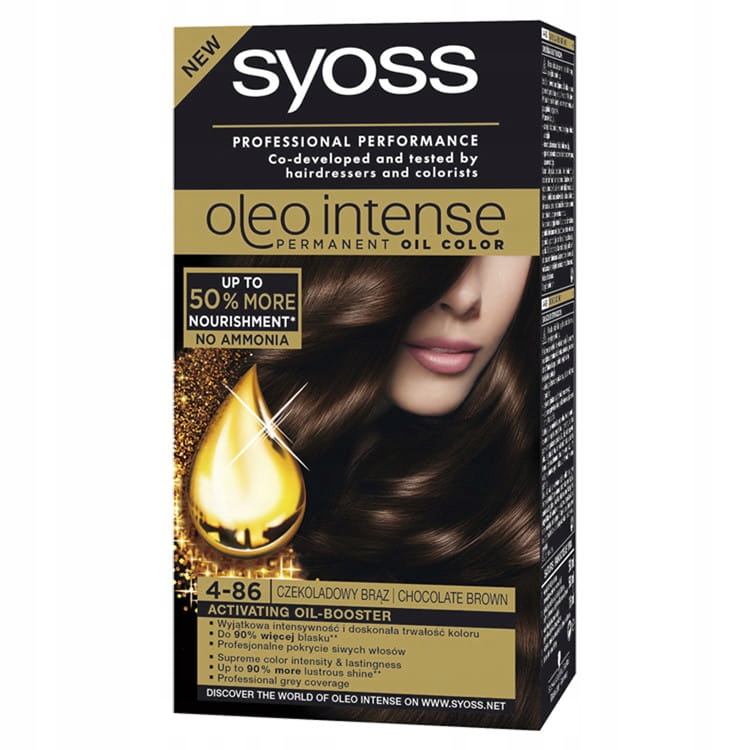 SYOSS OLEO INTENSE FARBA 4-86 czekoladowy brąz (9000100927055) • Cena ...