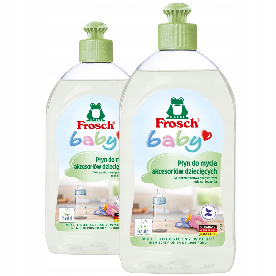 Frosch Baby Płyn do Mycia Smoczków i Butelek 2x500 (5905965700369 ...