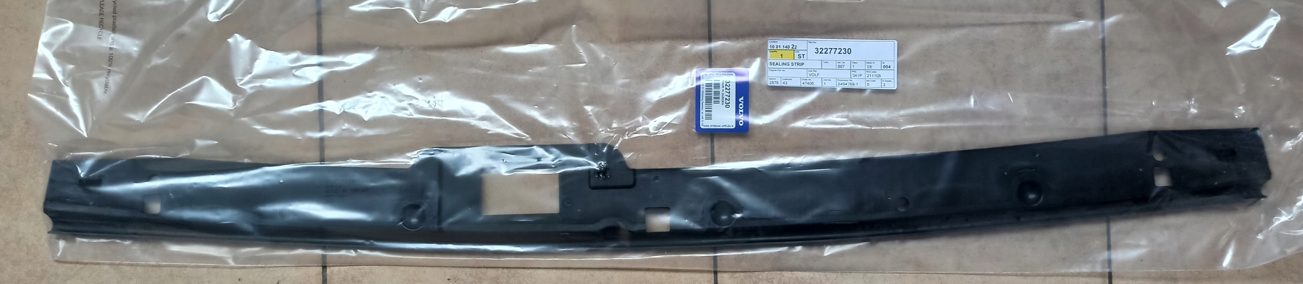 VOLVO V60 II S60 OSŁONA ZDERZAKA WZMOCNIENIA PASA za 100.00PLN z ...