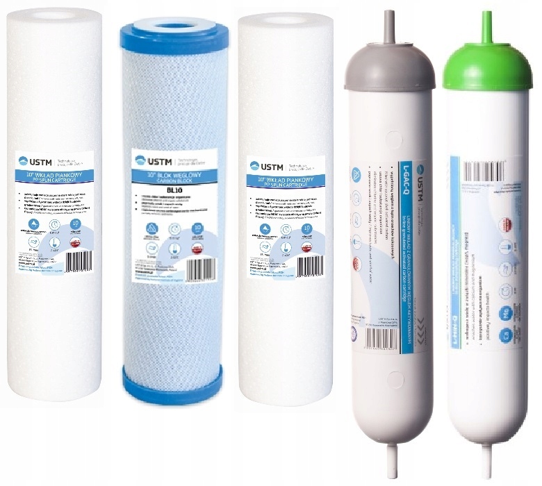 Wkład filtrujący UST-M PS20,BL,PS5,L-GAC-Q,L-MIN-Q 5 szt. - porównaj ...