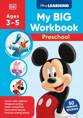 Disney Learning Big Workbook Preschool: Math & English Workbook for ...