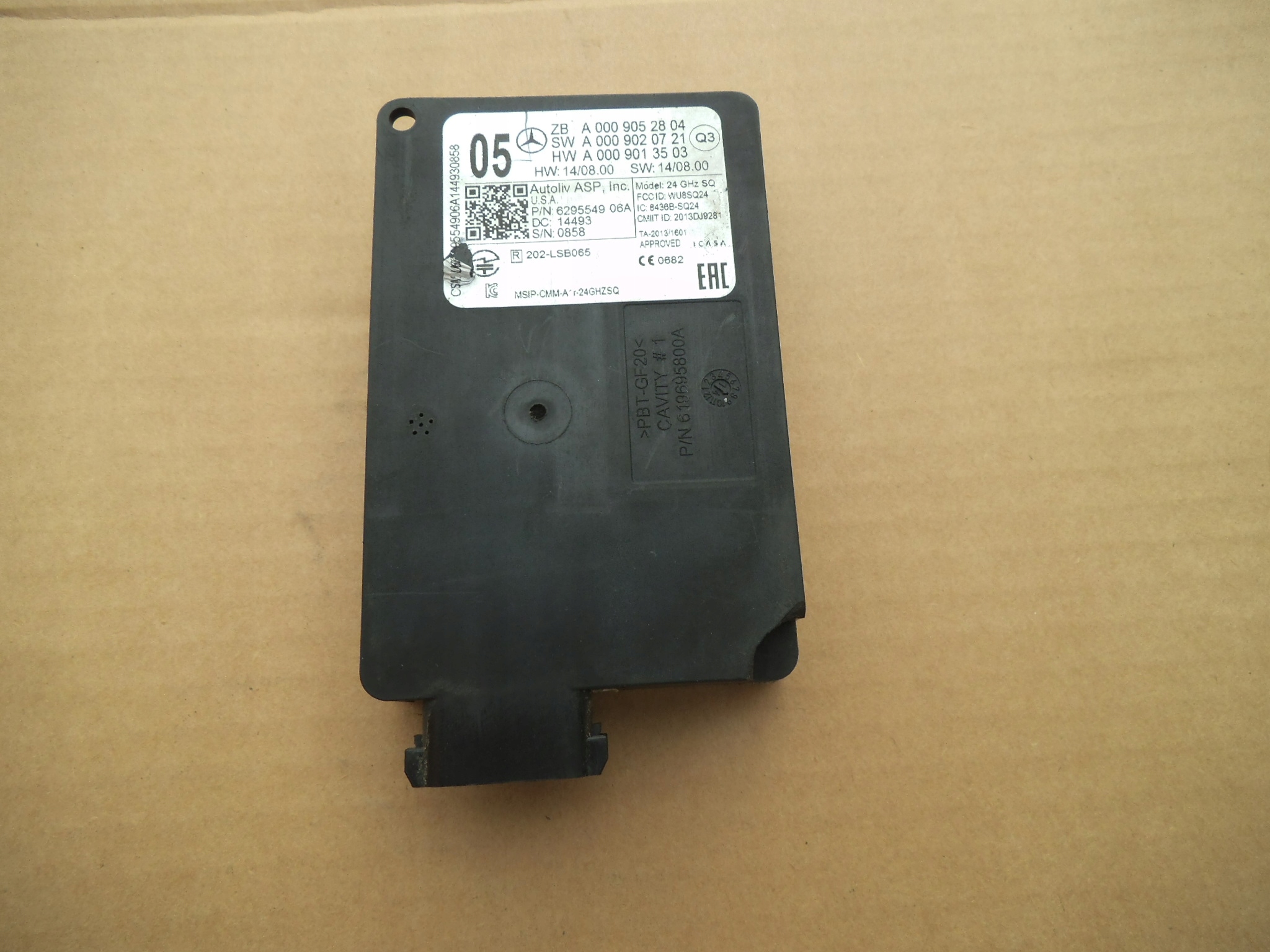 MERCEDES RADAR SENSOR A0009052804 A0009054907 A0009052804 A0009054907 ...