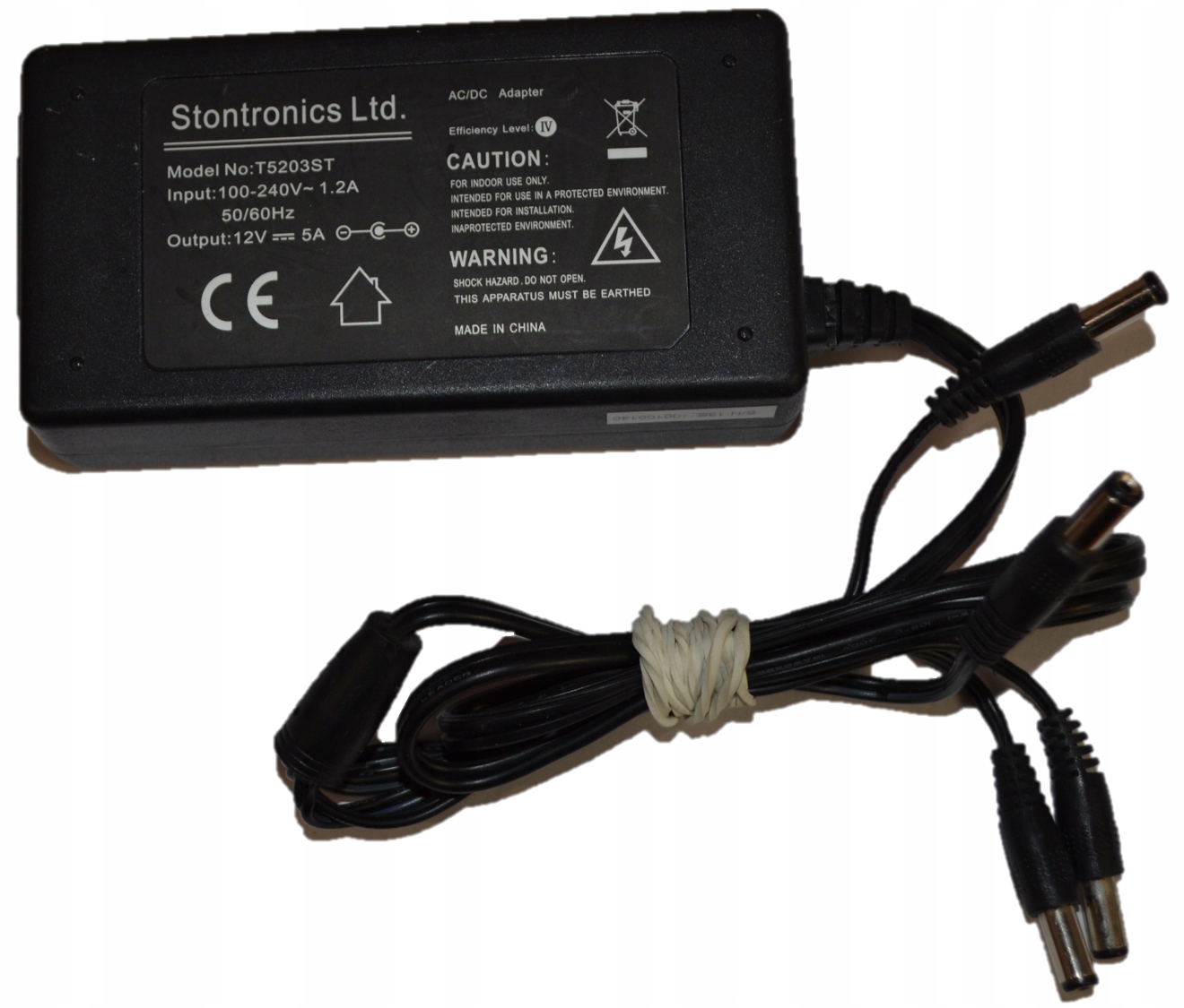 ZASILACZ KABEL 12V DC 5A 60W DO TAŚM LED RGB KAMER - Sklep, Opinie ...