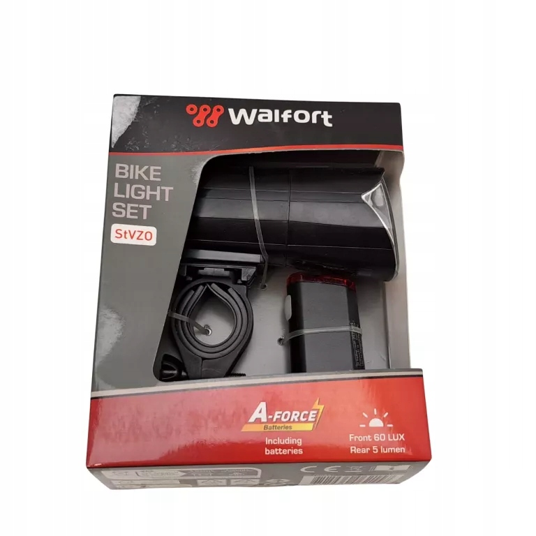 LAMPKA ROWEROWA WALFORT - 5905832616151 - 17640024491 - Allegro