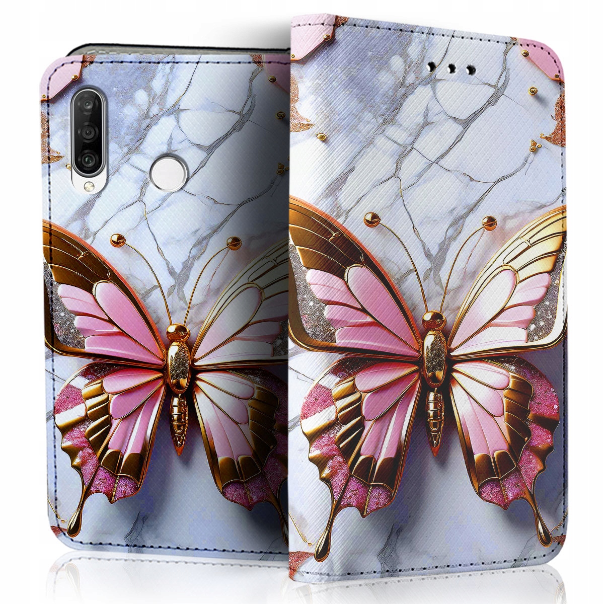 Etui z klapką Luxury Case do Huawei P30 Lite wielokolorowy - Sklep ...