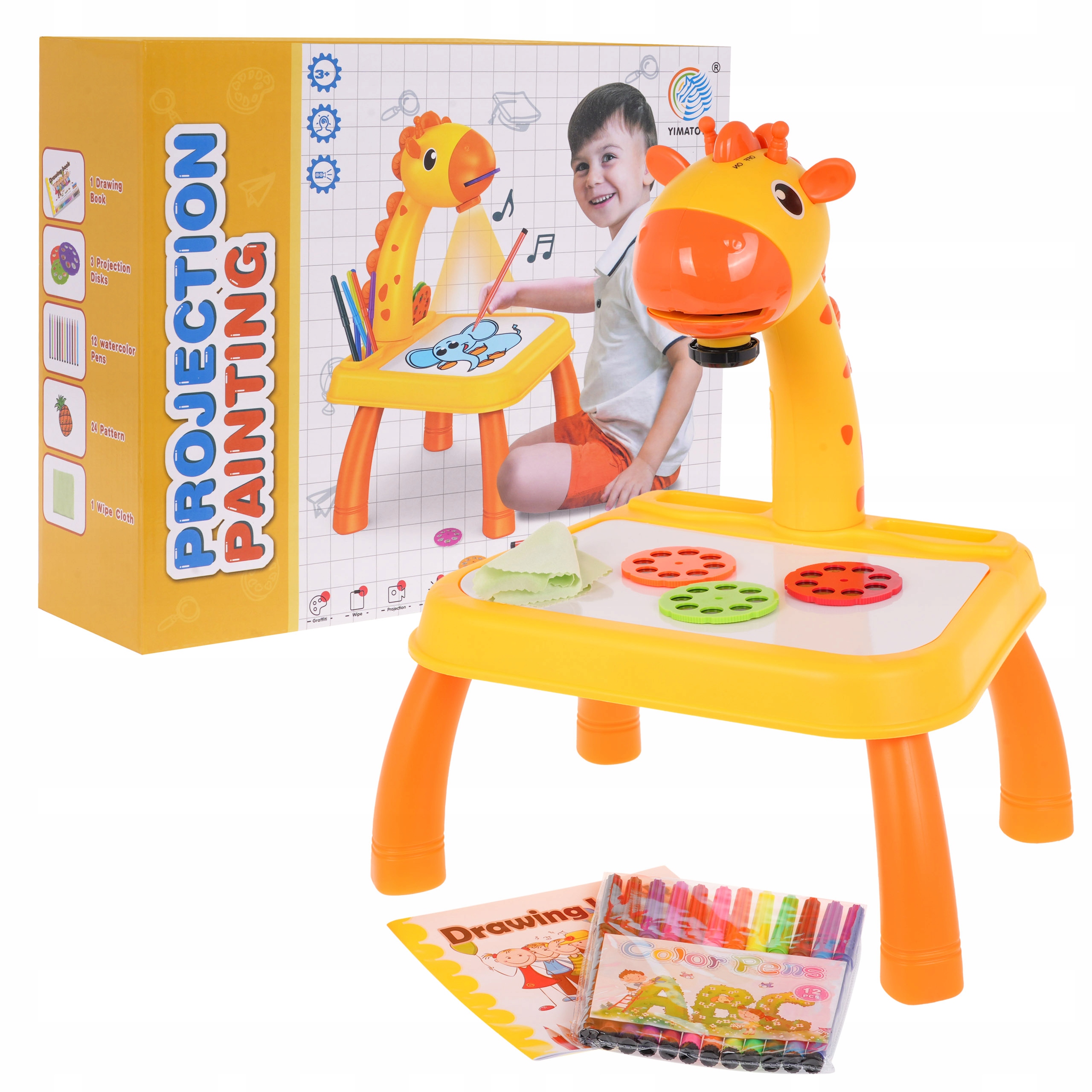 Edukacyjny PROJEKTOR DO RYSOWANIA - żyrafka (5903864958911) • Cena ...