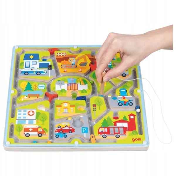 Układanka Magnetyczna Labirynt Goki - Niska cena na Allegro