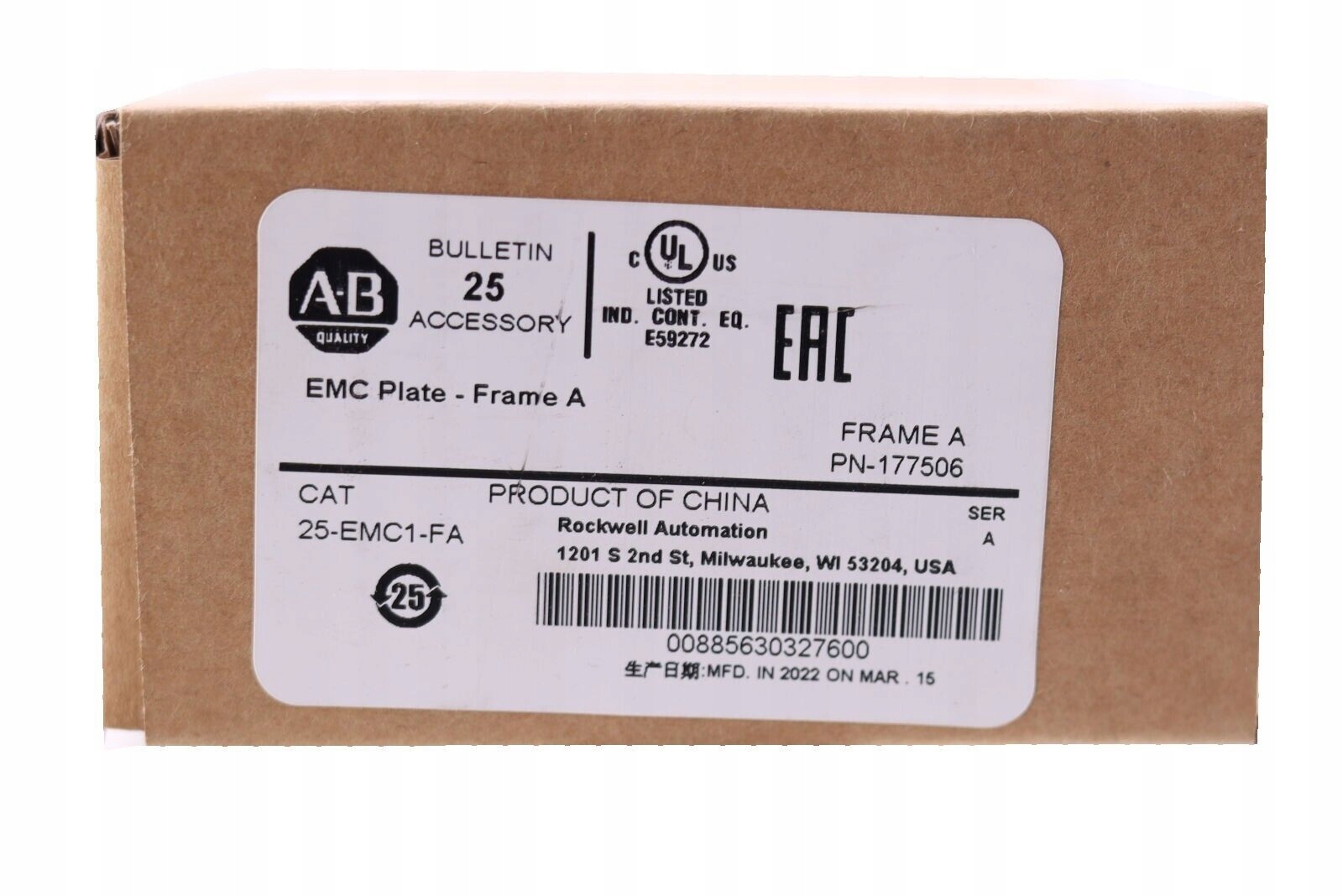 ALLEN BRADLEY 25-EMC1-FA 25EMC1FA ! NEW ! (5905532002179) • Cena ...
