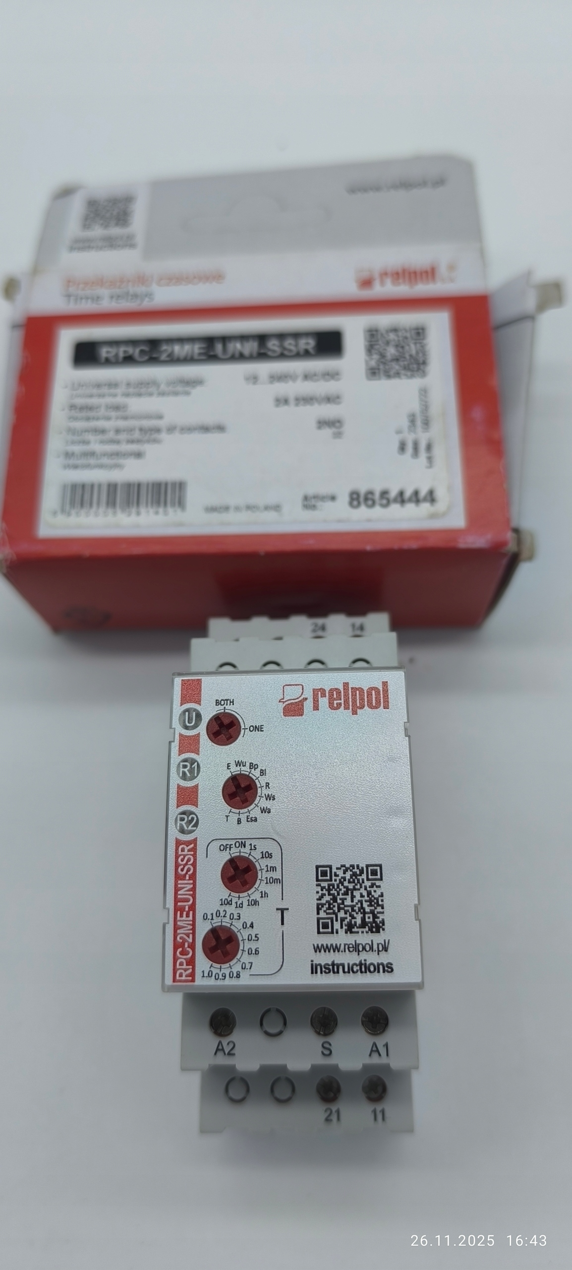 RELPOL RELÉ RPC-2ME-UNI-SSR 12-240 AC/DC TRIAC, (5900005291401) • Ceny, Recenze - Allegro