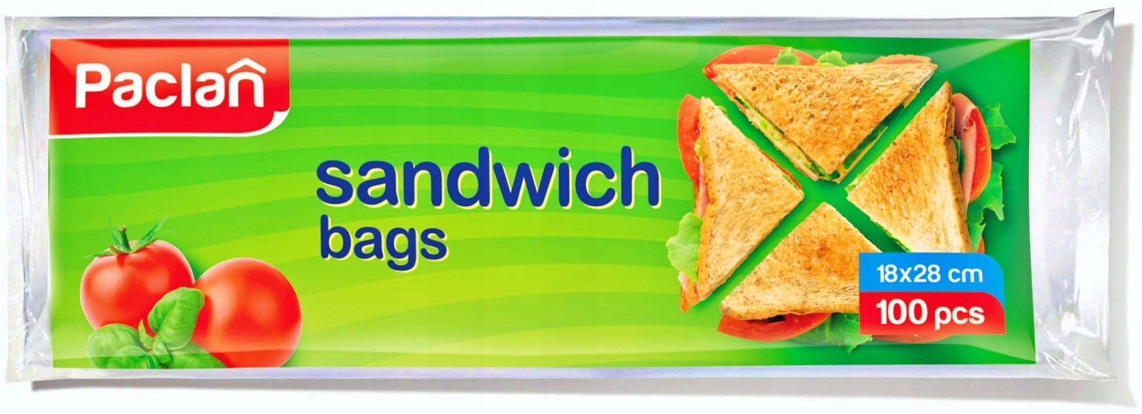 Woreczki śniadaniowe Paclan 18x28 cm 100 sztuk (5900942340576) • Cena ...