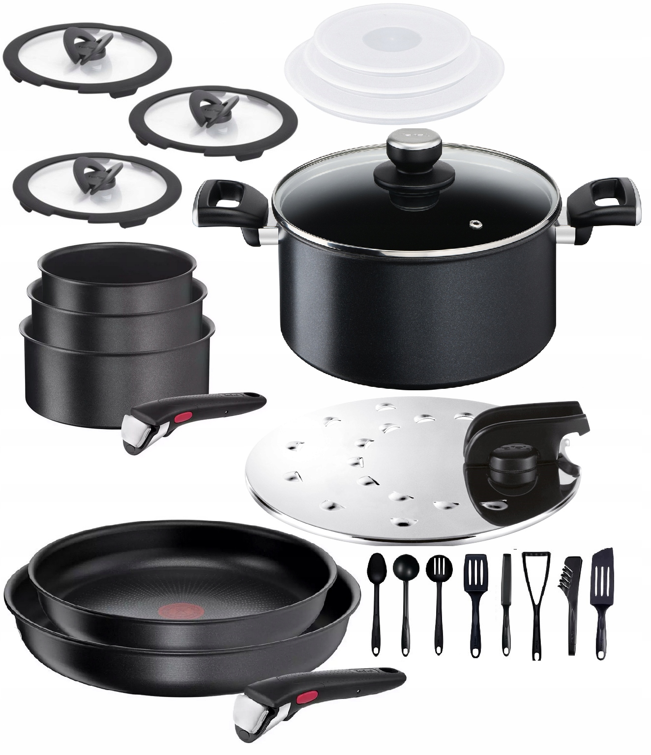 ZESTAW GARNKÓW TEFAL INGENIO DAILY XL 21 INDUKCJA (L7629002) • Cena ... ZESTAW GARNKÓW TEFAL INGENIO DAILY XL 21 INDUKCJA (L7629002) • Cena ...