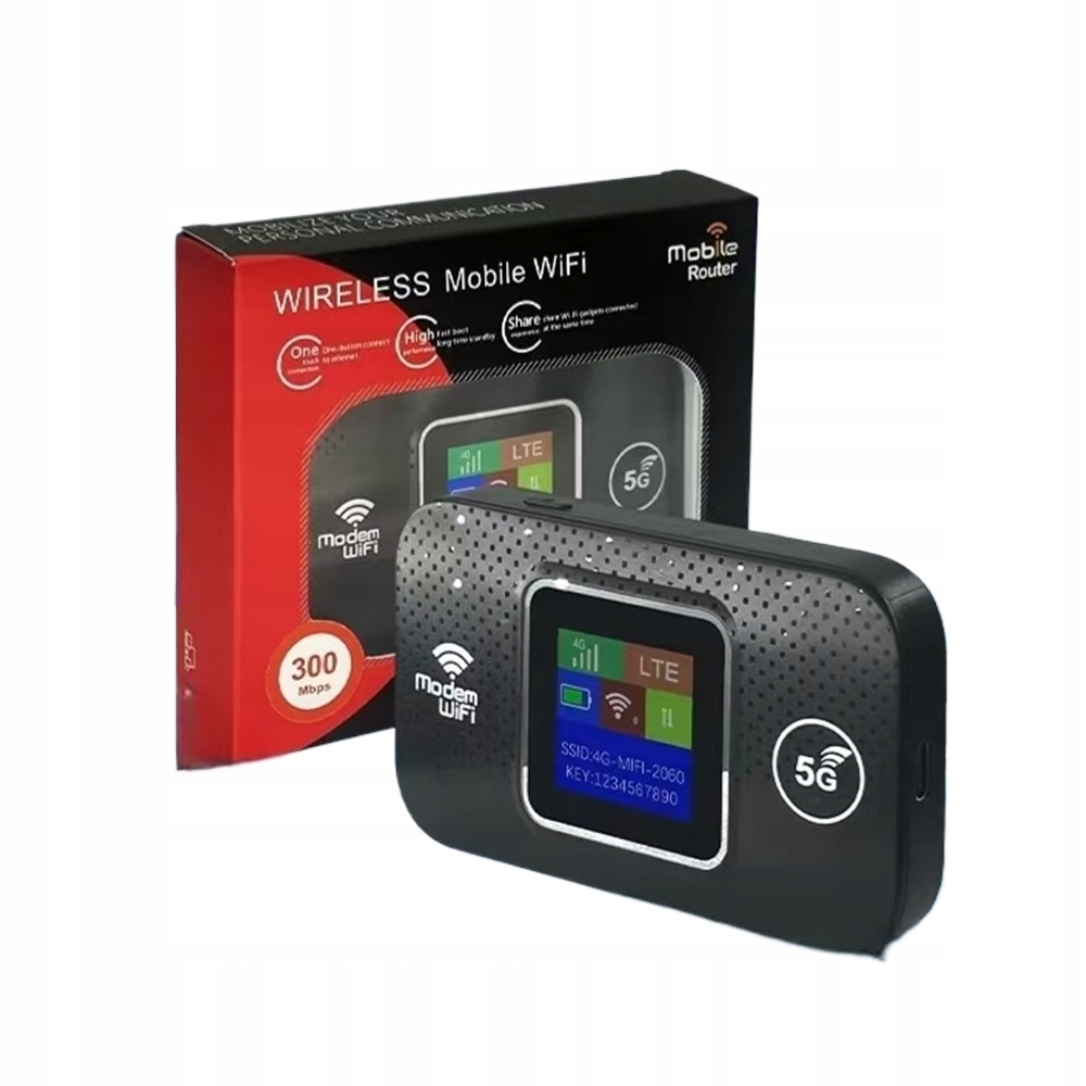 Hordozható mobil WiFi router 4G/5G LTE WiFi SIM kártyával - Play ...