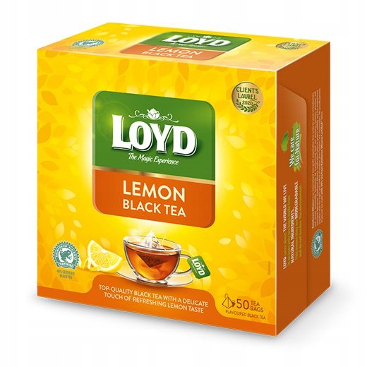 čaj LOYD Lemon Black PIRAMIDKI 50 sáčků za 91 Kč - Allegro