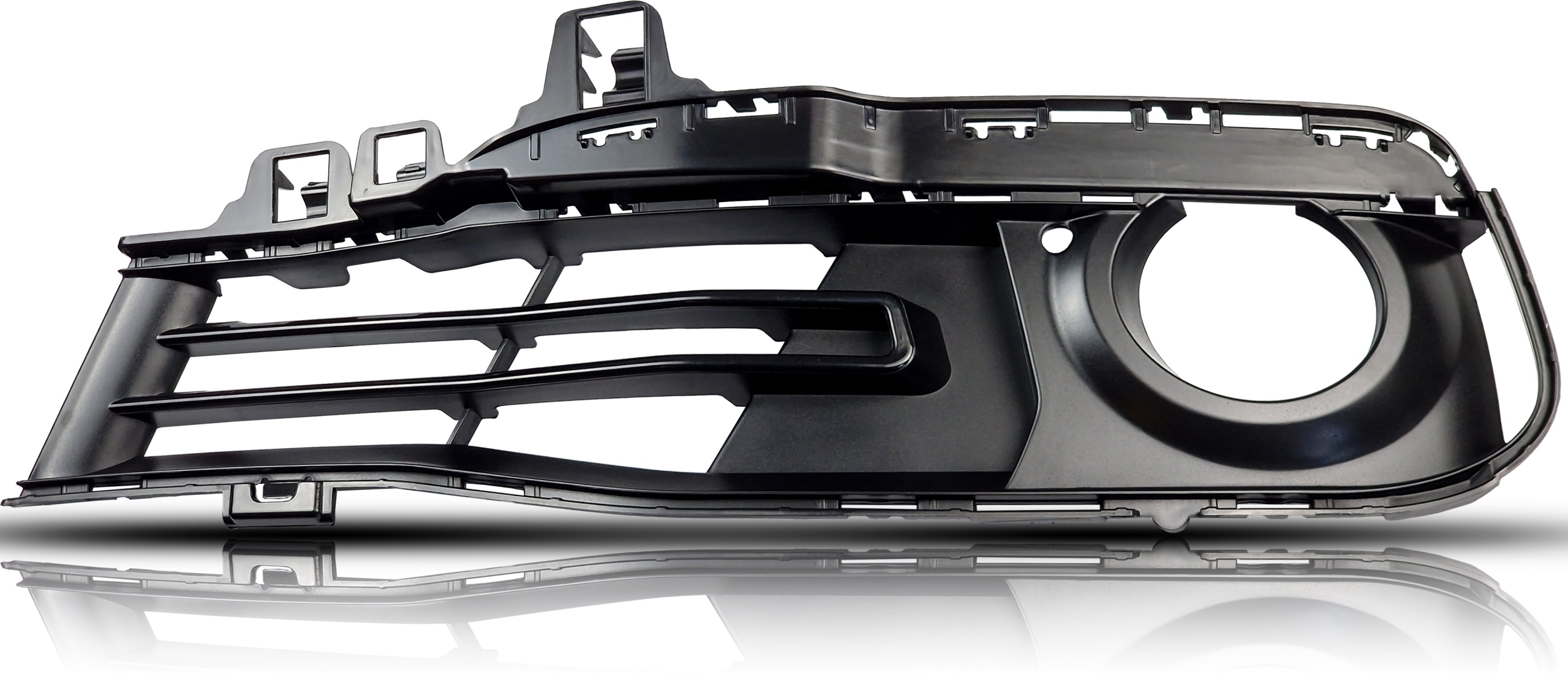 BMW 3 F30 F31 KRATKA ZDERZAKA ZWYKŁA BASIC PO LIFTINGU PÓŁ OTWARTA LEWA ...