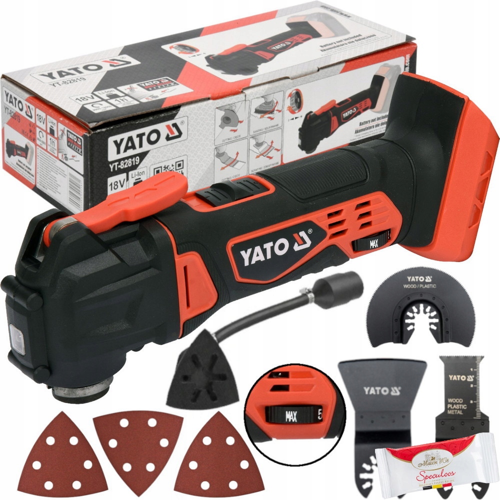 YATO WIELOFUNK NARZ OSCYLACYJ 18V BEZ AKU YT-82819 (5906083025181) • Cena, Opinie • Szlifierki ...