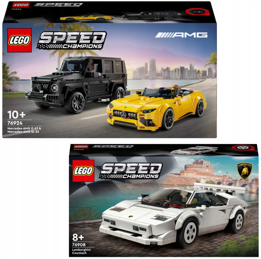 LEGO SPEED CHAMPIONS 76924 MERCEDES AMG G 63 + 76908 Lamborghini ...