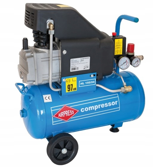 Kompresor tłokowy Airpress HL150-24 Olejowy Sprężarka 8712418287660 za ...