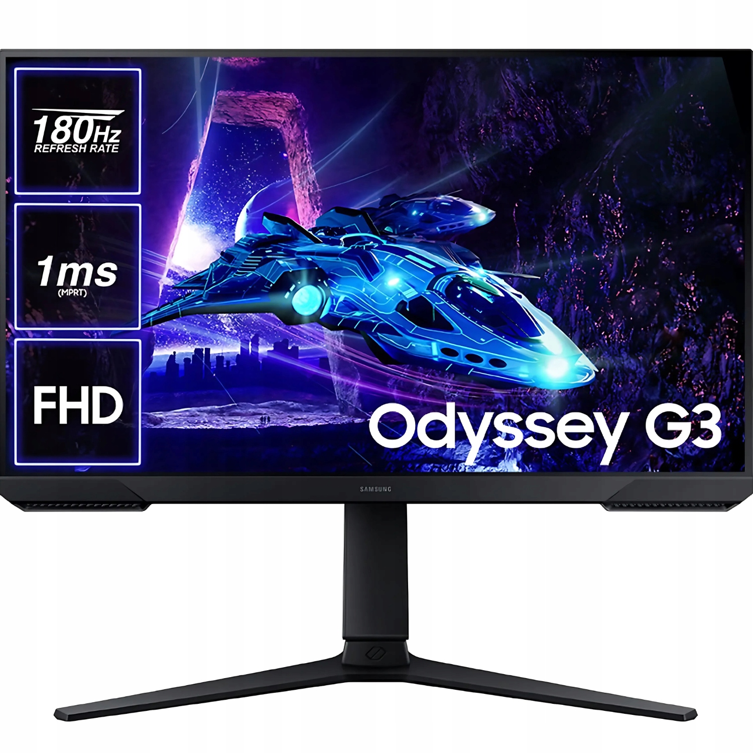 Monitor Samsung Odyssey G3 S24DG300EU 24'' FHD VA 180Hz 1ms PIVOT ...